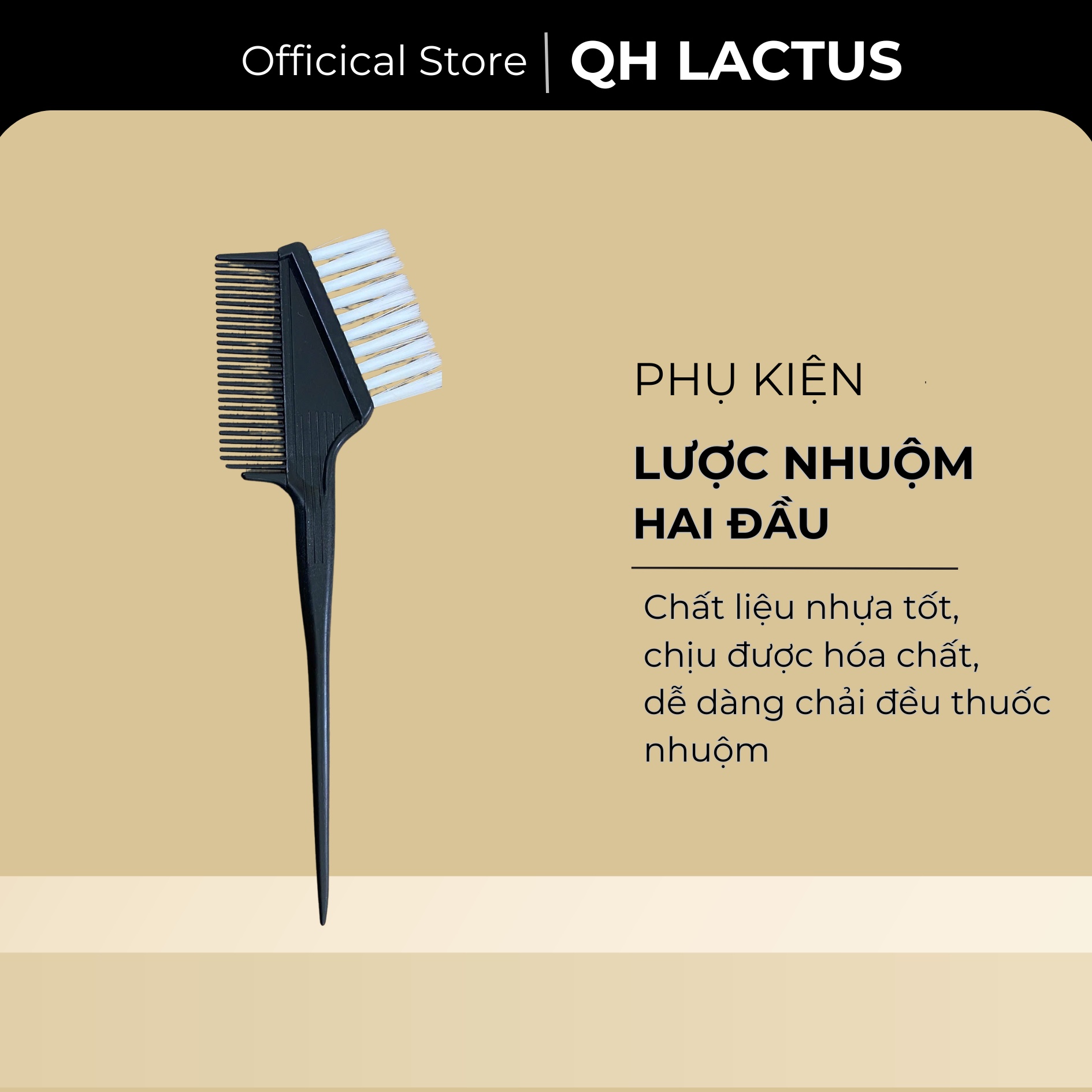 Bộ dụng cụ hỗ trợ nhuộm tóc tại nhà QH Lactus season | Shopee Việt Nam