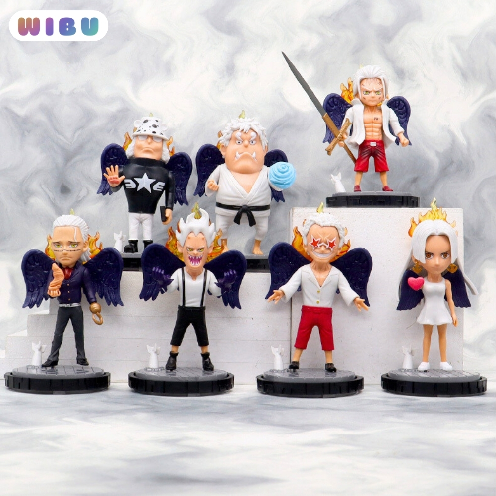 Mô Hình One Piece Bộ 7 Nhân Vật Chibi Seraphim Cao 12cm – Figure Có Phụ ...