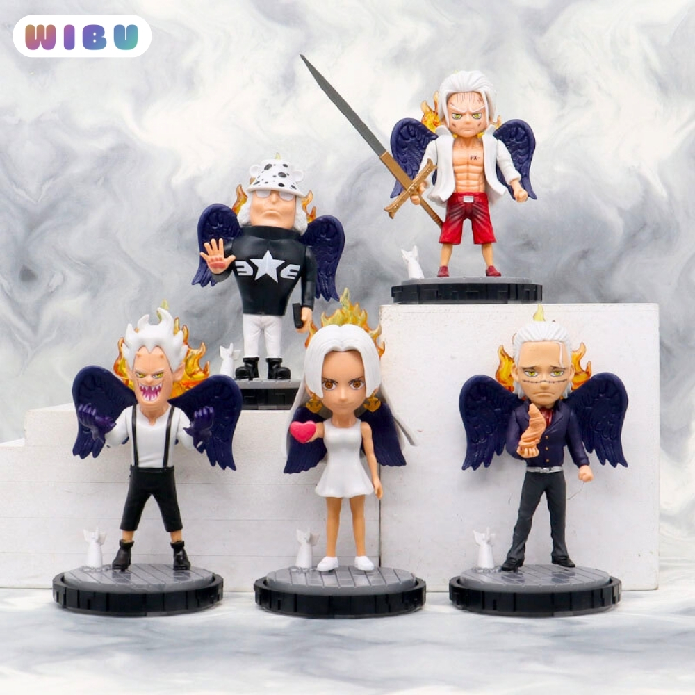 Mô Hình One Piece Bộ 7 Nhân Vật Chibi Seraphim Cao 12cm – Figure Có Phụ ...