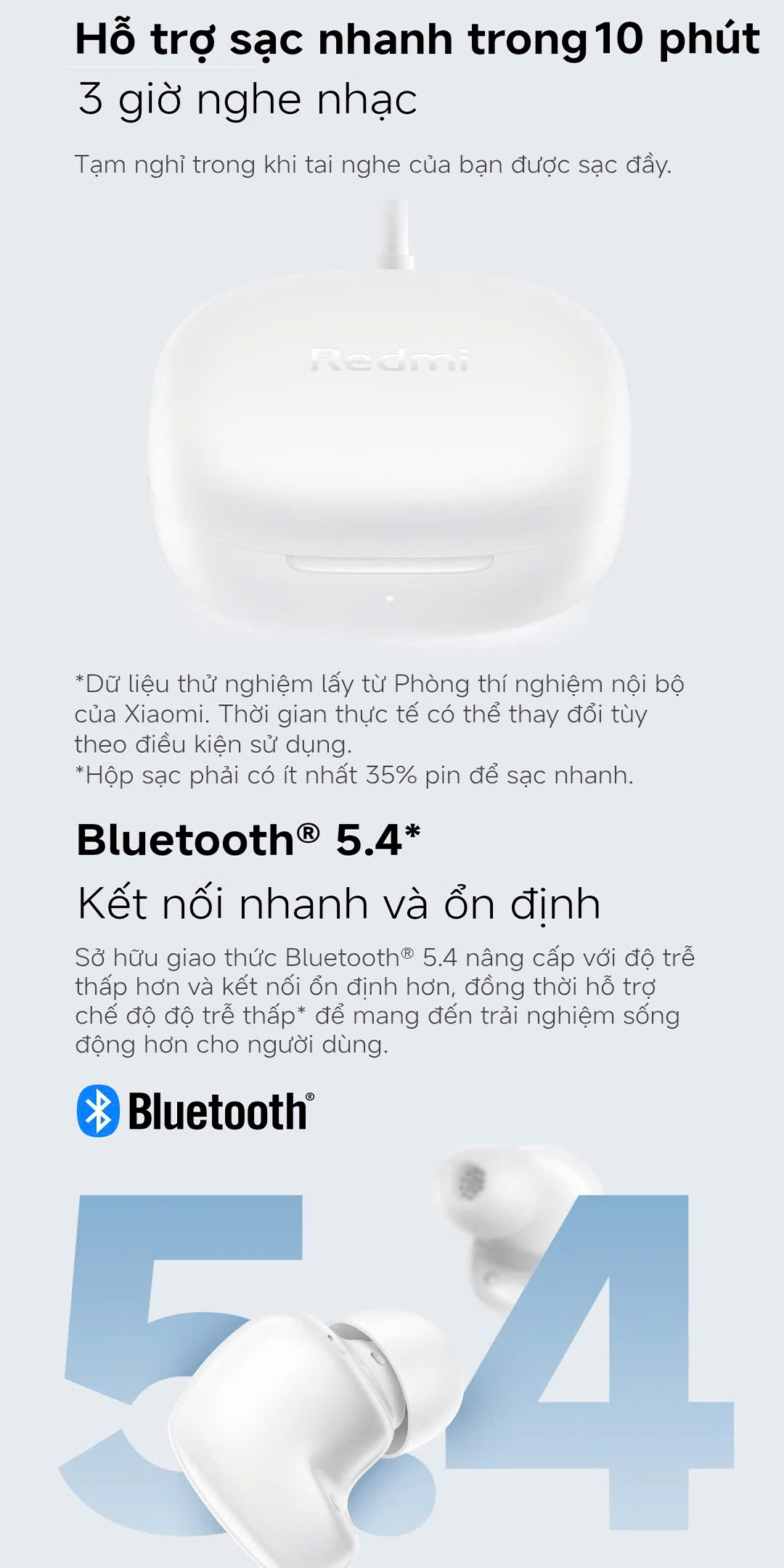 Tai Nghe Bluetooth Redmi Buds 6 PLay Hồng BHR8775GL/ Trắng BHR8773GL ...