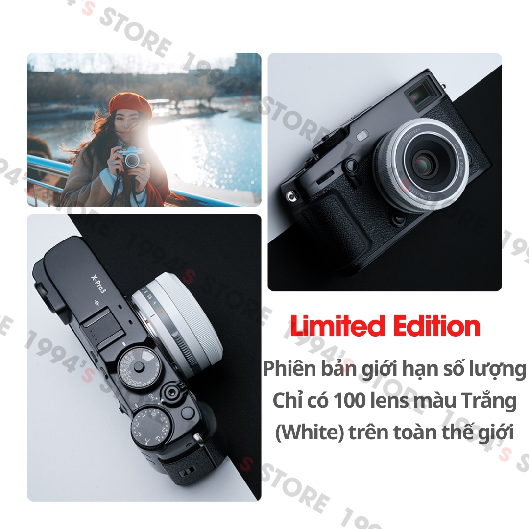 Ống kính TTArtisan AF 27mm F2.8 White Limited Edition- Phiên bản đặc ...