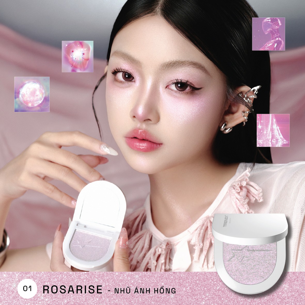 [Combo Tự Chọn] Phấn Bắt Sáng TRENDY BEAUTY Chromarise Holo Highlighter ...