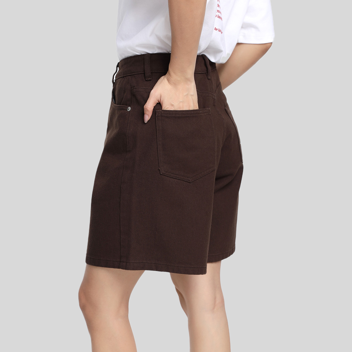 Quần Short Nữ Couple TX Khaiki Bermuda Form Chữ A WSR 2056 | Shopee ...