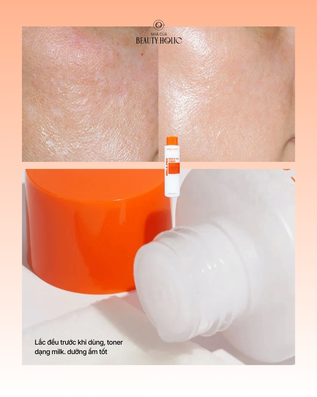 Toner gạo & tranexamic dưỡng sáng da NINELESS MELA-PRO RICE & TXA TONER ...