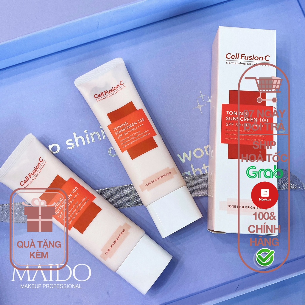 Kem chống nắng Cell Fusion C Toning Suncreen 100 SPF50+/PA++++ mọi loại ...