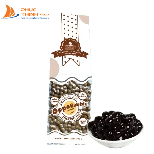 Trân Châu Tươi Đường Đen Caramel Oppa Bubble Cao Cấp Nguyên Liệu Pha ...