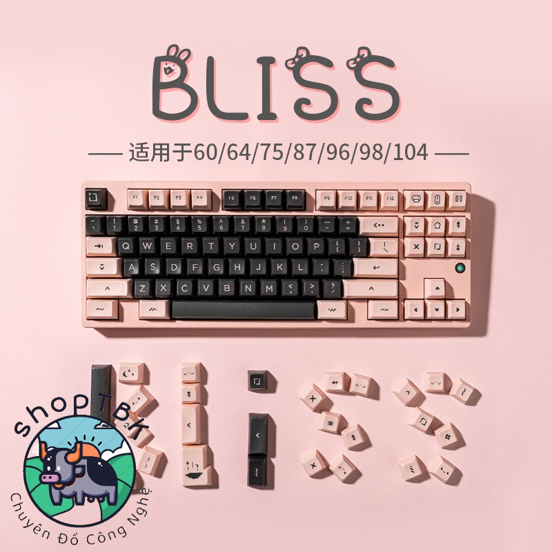 Bộ Keycap SA Bliss chất liệu ABS cực đẹp | Shopee Việt Nam