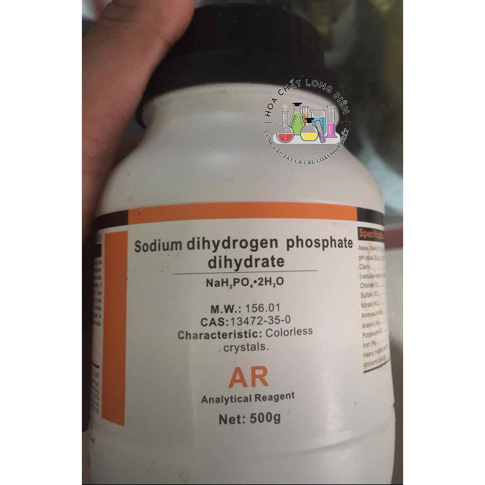 hóa chất Sodium phosphate monobasic dihydrate cas: 13472-35-0 500g | Shopee Việt Nam