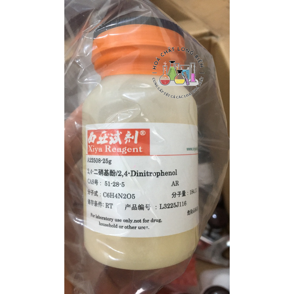 hóa chất 2,4-Dinitrophenol cas:51-28-5 25g | Shopee Việt Nam