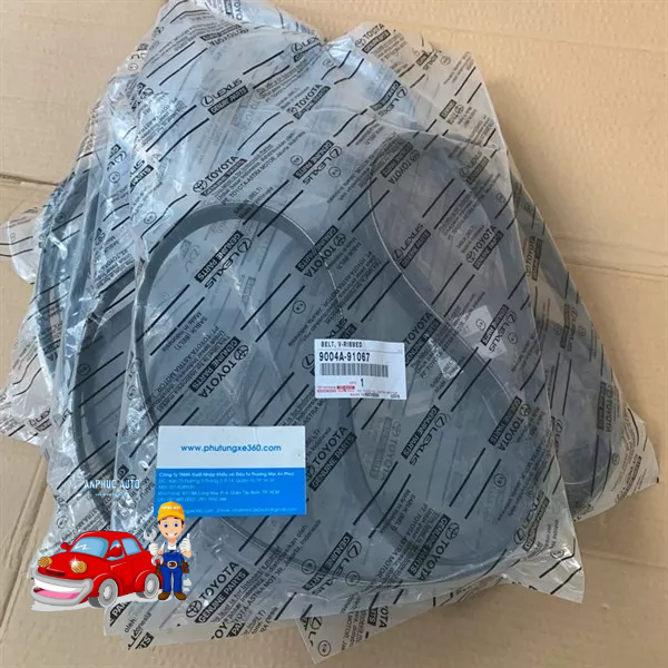 Dây curoa tổng Rush, Avanza Chính hãng#Toyota 9004A-91067 (Sợi ...