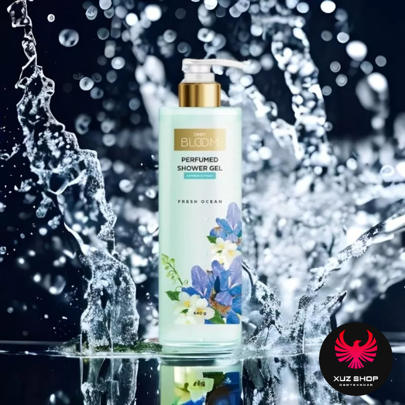 Sữa tắm Cindy Bloom Fresh Ocean hương nước hoa 640g | Shopee Việt Nam