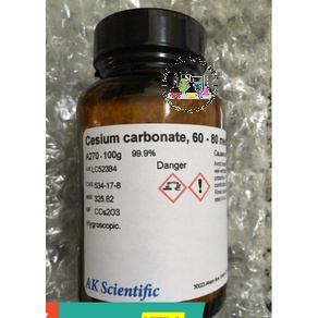Hoá chất Cesium carbonate Cs2CO3 CAS CAS 534-17-8. lọ 100g | Shopee ...