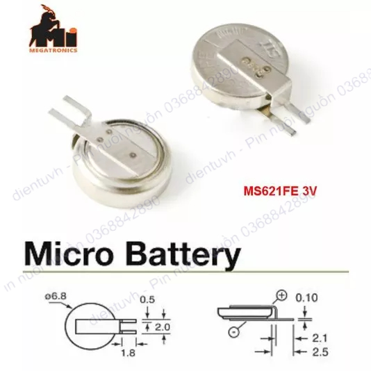 [Lưu điện] sạc Seiko/FDK MS621 MS621FE 3V MS621FE-FL11E | Shopee Việt Nam