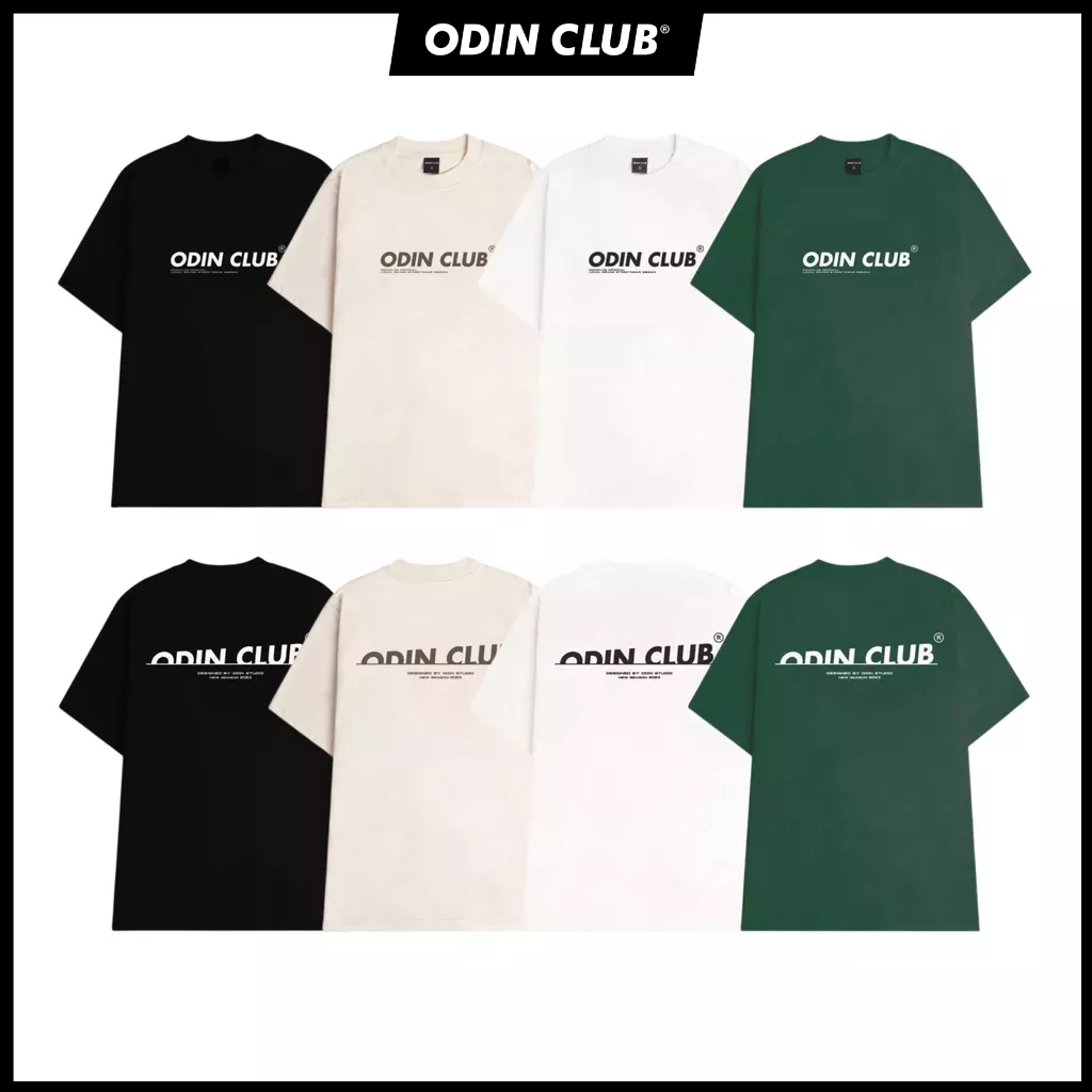 Áo Thun Oversize ODIN CLUB Rising, Áo phông chất liệu 100% cotton co ...