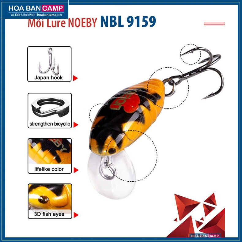 Mồi Lure NOEBY NBL 9159 | 2g - 28mm | Shopee Việt Nam