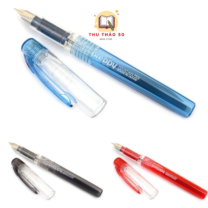 Bút viết mực, bút máy Nhật Bản Preppy F02 Platinum ( mẫu mới nét nhỏ 02 ...