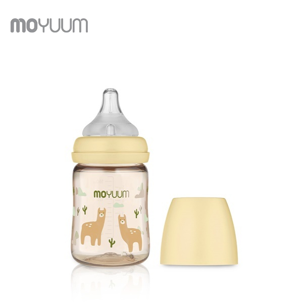 Bình sữa MOYUUM nhựa PPSU 170ml núm 0-3m phiên bản Lạc đà vàng | Shopee Việt Nam