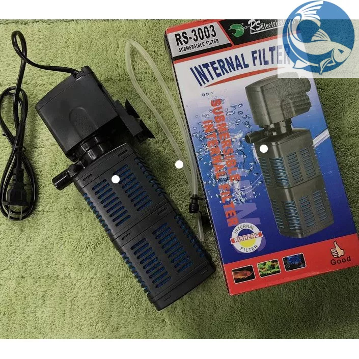 Máy lọc bể cá, máy lọc nước bể cá RS-3002/ 3003/ 3004 đa năng: lọc, tạo ...