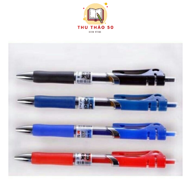 [ 1 CÂY ] Bút bi nước, gel nước béo Thần Quang M&G K35 Engel Click ...