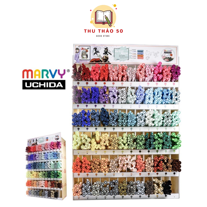 (P2) Bút lông cọ thư pháp lettering Brush Marvy 1100. - Văn phòng phẩm ...