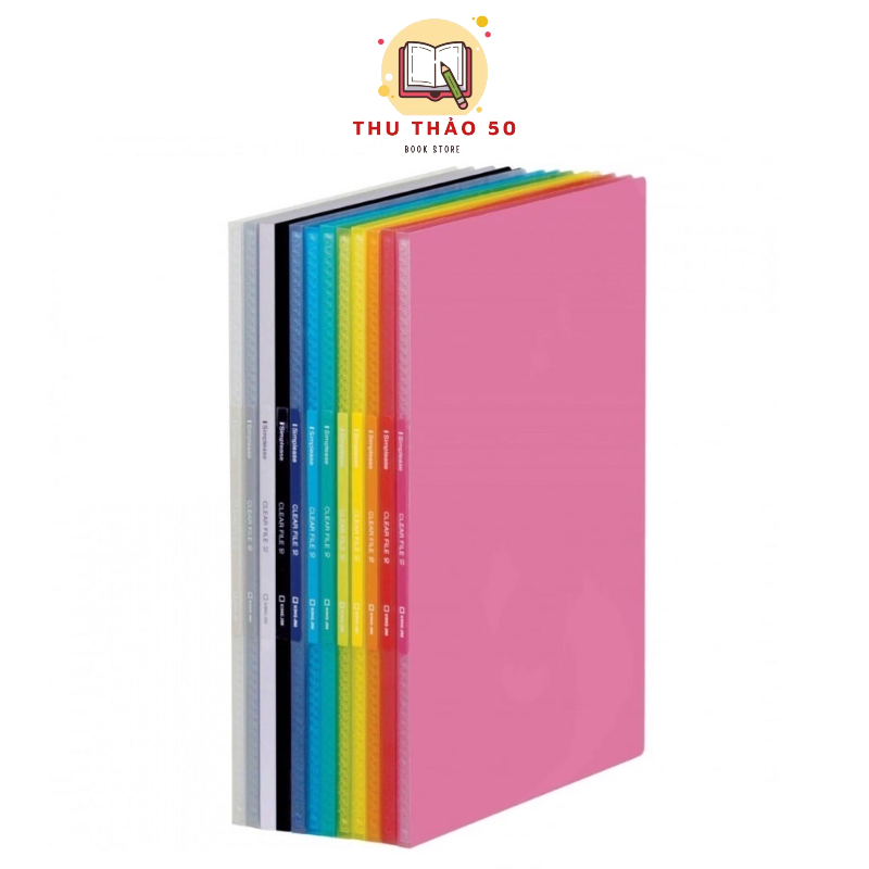 Bìa file folder dạng album nhiều lá dùng lưu trữ giấy tờ, tài liệu, đề ...