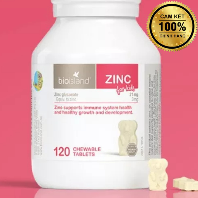 Viên uống bổ sung kẽm Bioisland ZinC của Úc giúp tăng cường đề kháng ...