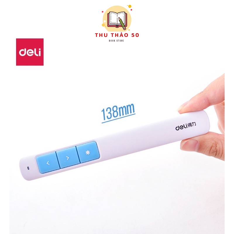 Bút chuyển Slide, bút trình chiếu, đèn laser DELI 2808P. - Văn phòng ...