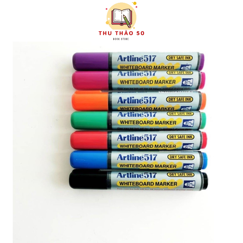 Bút lông, bút phớt, bút dạ viết bảng xóa được Nhật Bản Artline EK-517 ...