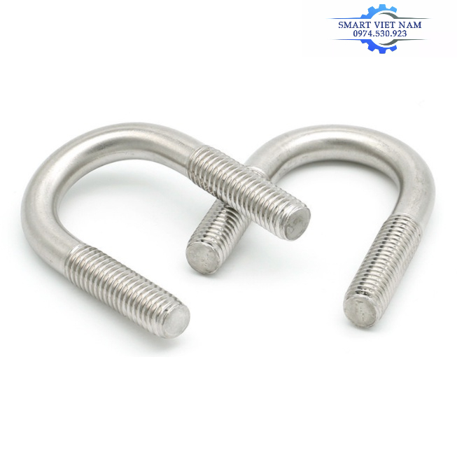 Ubolt inox M6,Combo 2 bộ ( U+2 Ecu+2 long đen phẳng) | Shopee Việt Nam