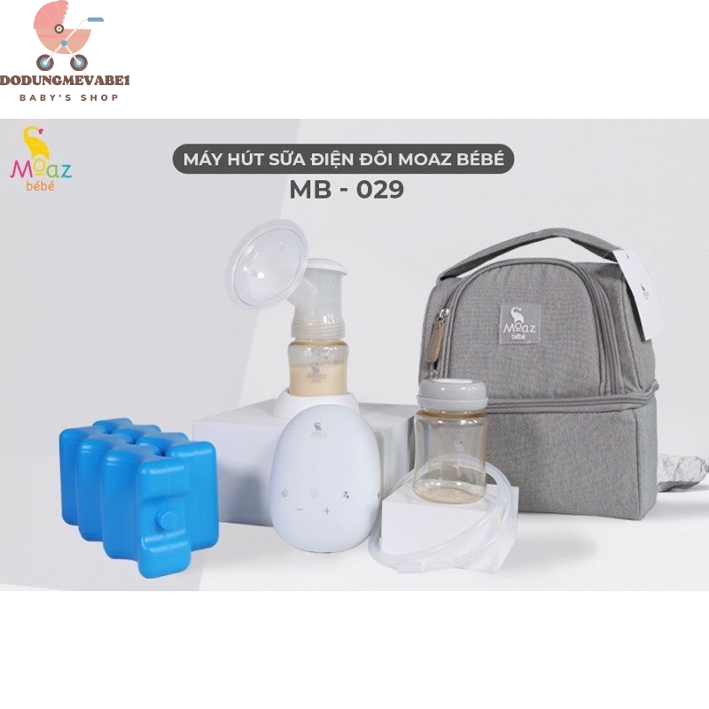 Máy Hút Sữa Điện Đôi Moaz Moaz Bebe MB 029 | Shopee Việt Nam