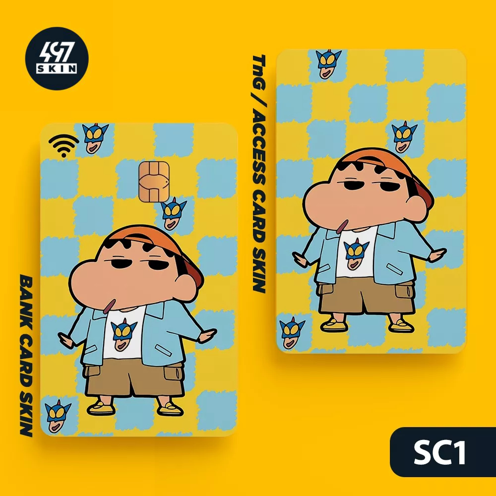 Skin Card Crayon Shin Chan (Series 1) - Miếng Dán ATM, Thẻ Xe, Thẻ Từ ...