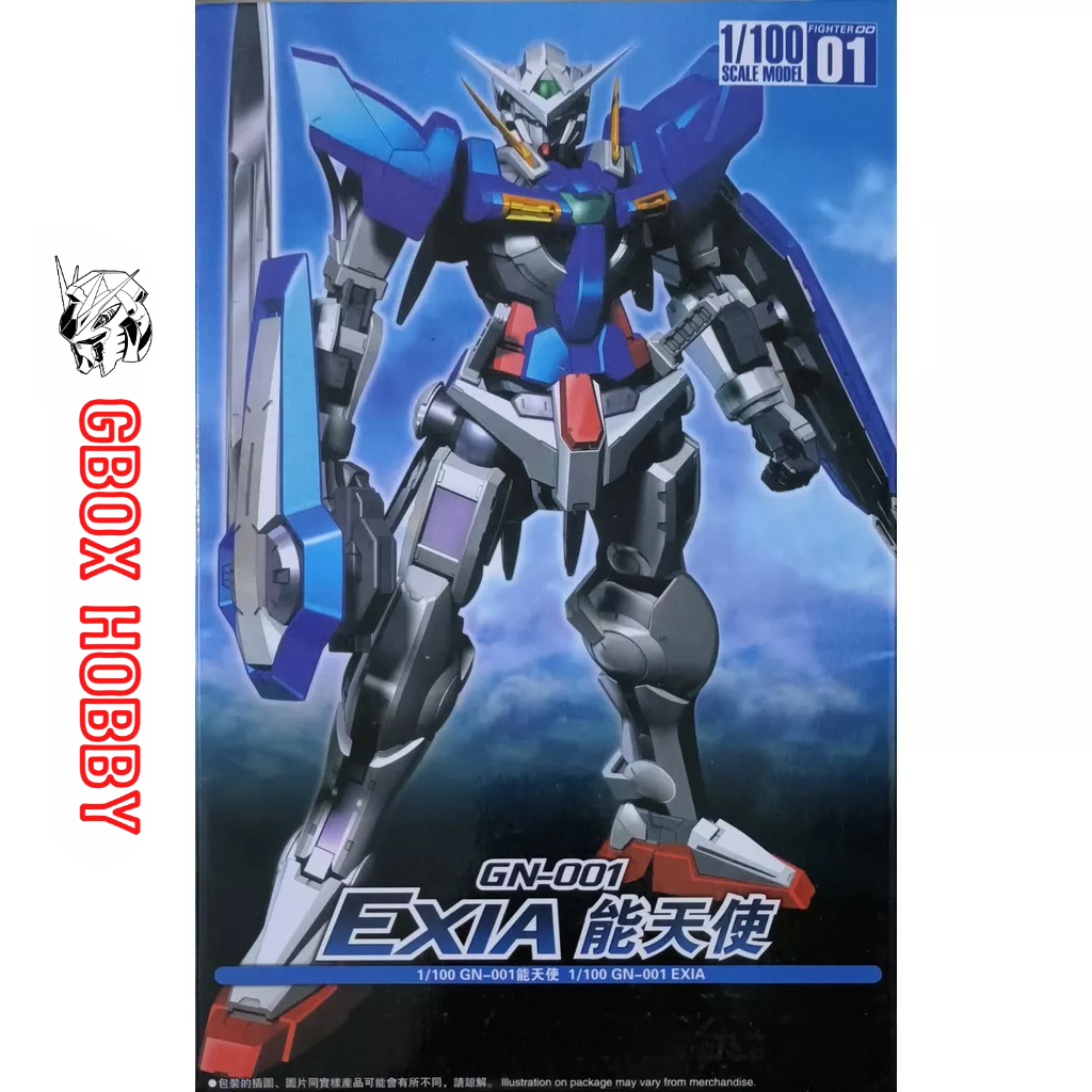 Gundam GN-001/hs-A01 Exia 1/100 Fighter 00 TV NG FM MG Mô hình nhựa lắp ...