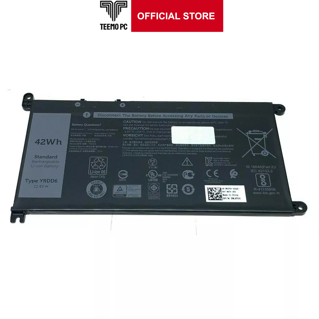 Pin Cho Laptop Dell Inspiron 3493 Vostro 3500 - Yrdd6 - Hàng Zin New ...
