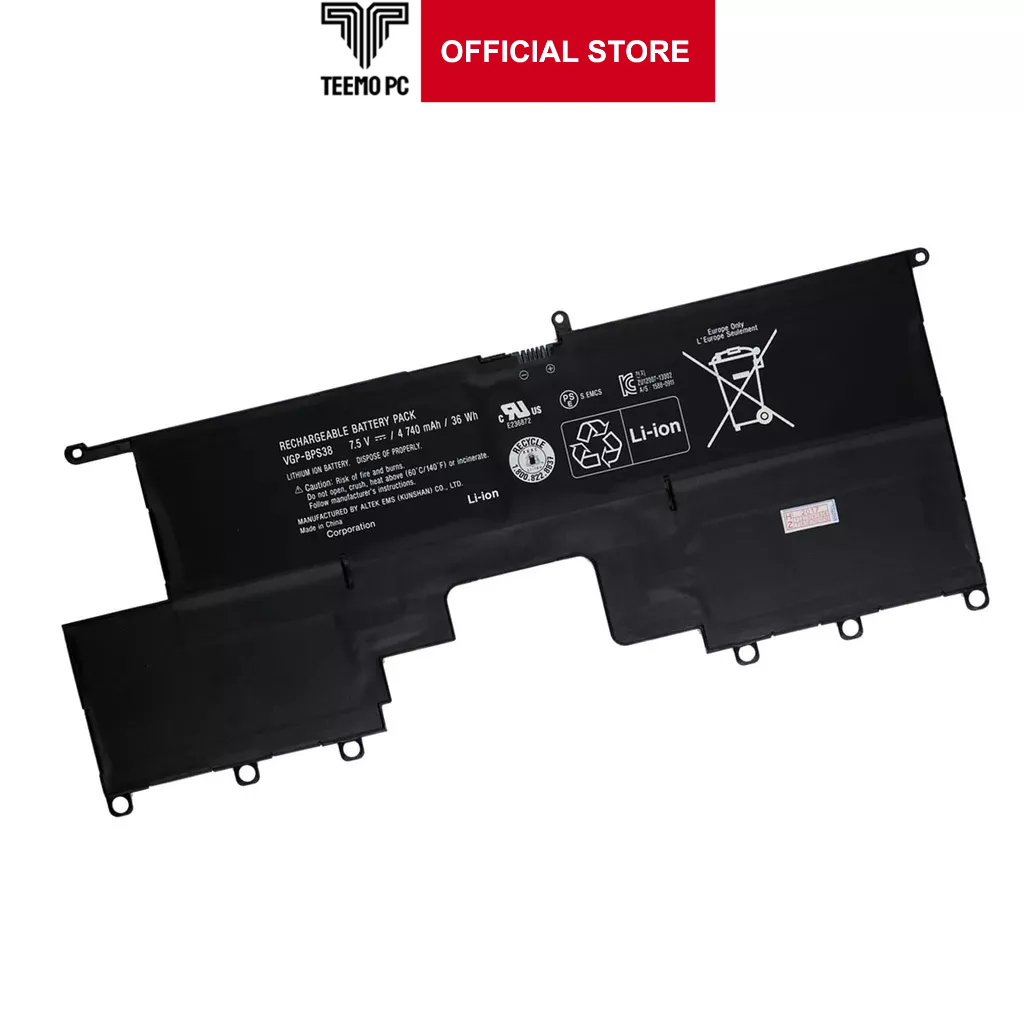 Pin Cho Laptop Sony Vaio Svp13 Pro13 Pro11 Vgp-Bps38 P13226Sc - Hàng ...