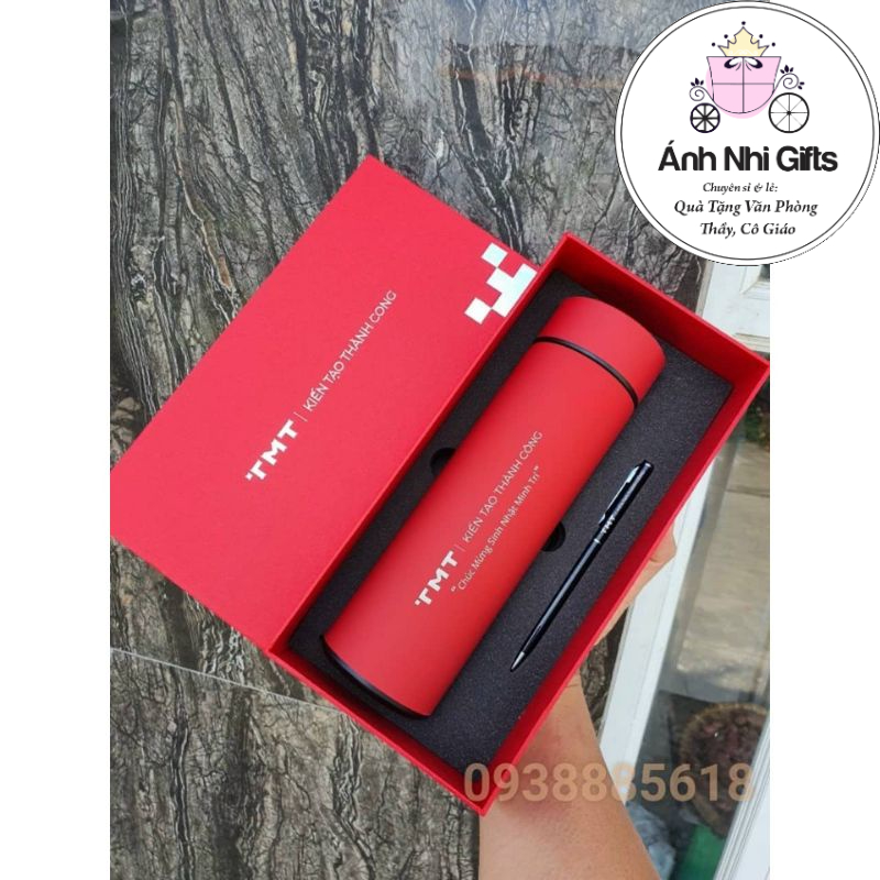 Bộ Quà Tặng Bình Giữ Nhiệt Inox 304 Và Bút Ký Kim Loại Cao Cấp | Shopee ...