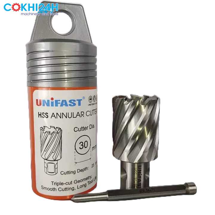 Mũi Khoan Từ Thép Gió Unifast HSS 30x25 Phi 30mm | Shopee Việt Nam