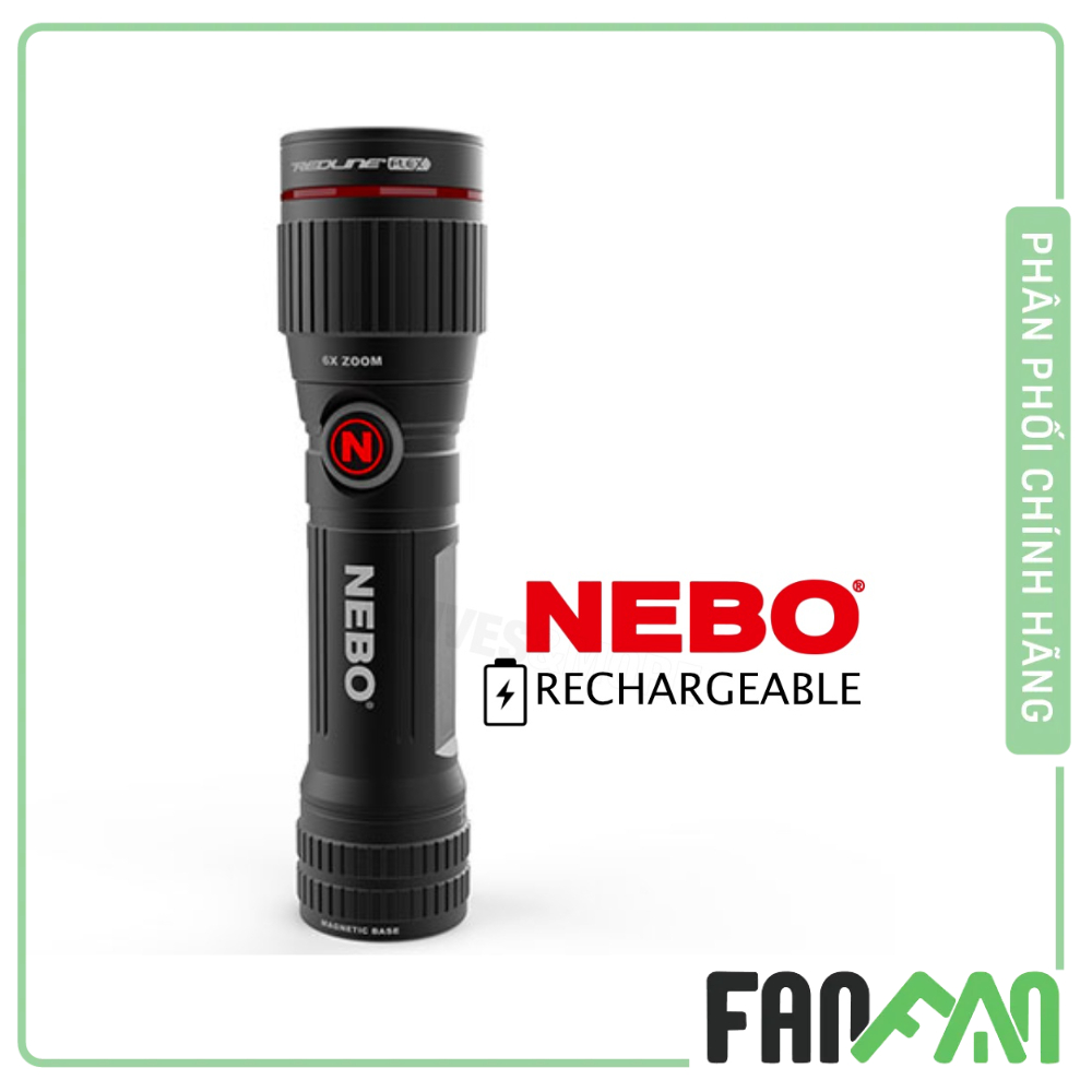 ĐÈN PIN NEBO REDLINE FLEX RC RECHARGEABLE TACTICAL FLASHLIGHT WITH FLEX-POWER TECHNOLOGY 450 ...