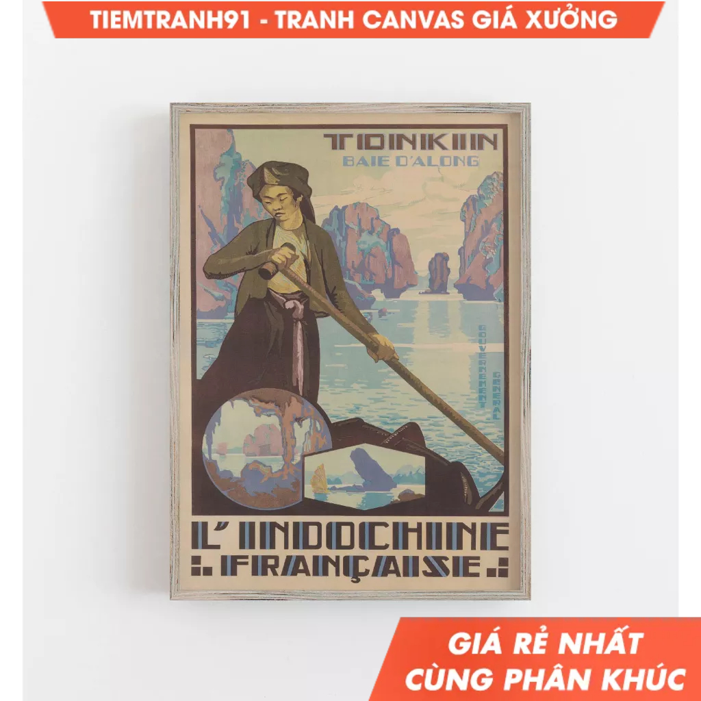 Tranh treo tường, Indochine Wall Art, Vietnam Print, Vintage Wall Art ...