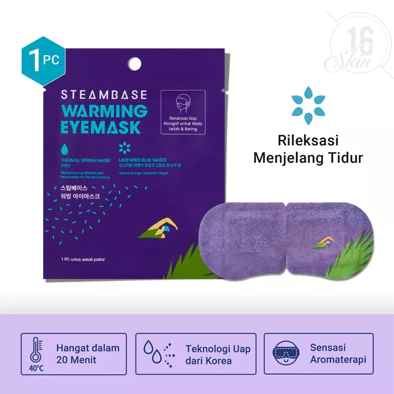 Mặt nạ mắt hơi nước thảo mộc thiên nhiên hãng Steambase cấp ẩm, khắc phục tình trạng thâm quầng ...