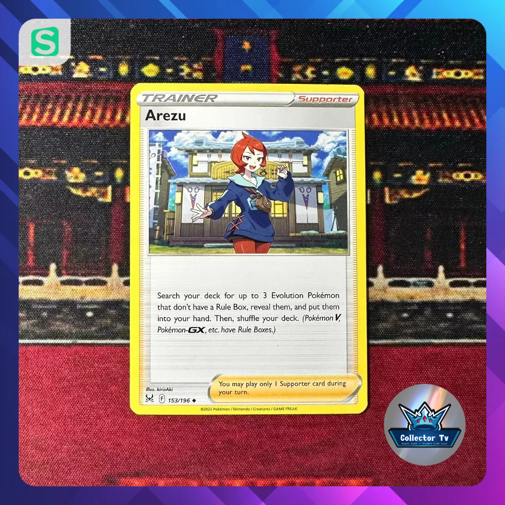 Lá Trainer Pokémon: Arezu - 153/196 - Uncommon | Shopee Việt Nam