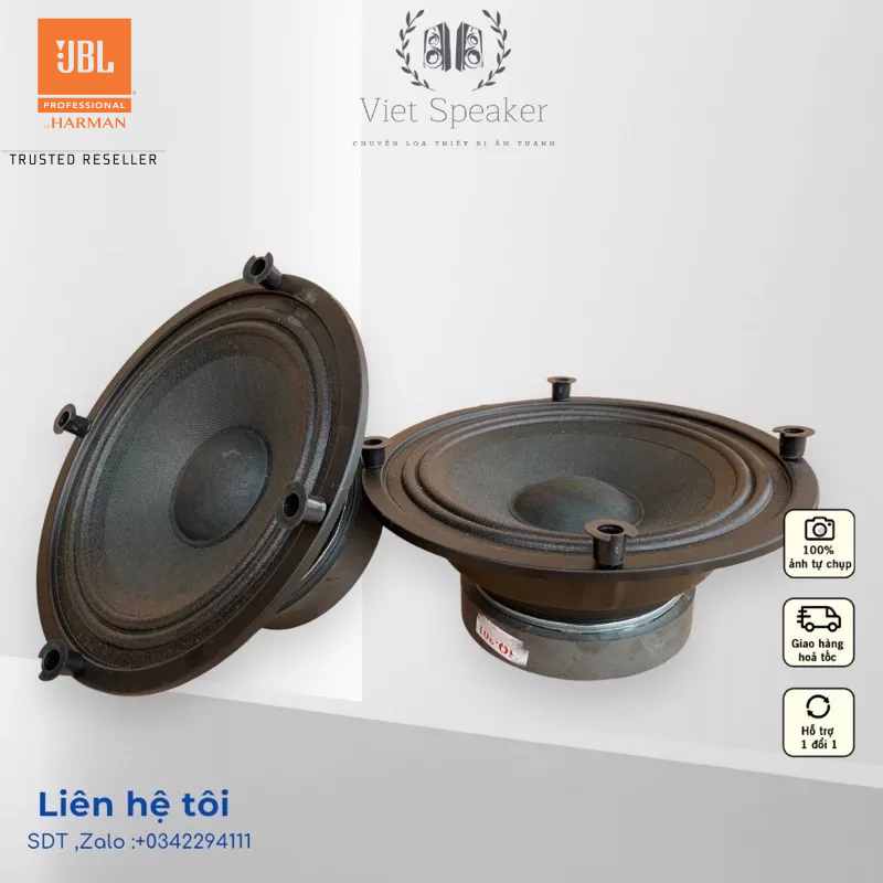 Loa Mid 16 JBL gân vải tẩm dầu từ 100 coil 25, tiếng bass trung thực, âm thanh tự nhiên (giá 1 ...