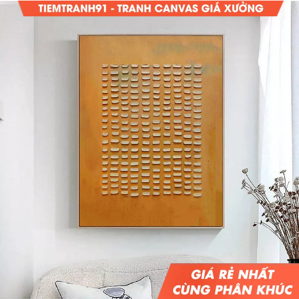 Tranh treo tường, Beige Minimalist Painting Wabi Sabi Art Beige Wall ...