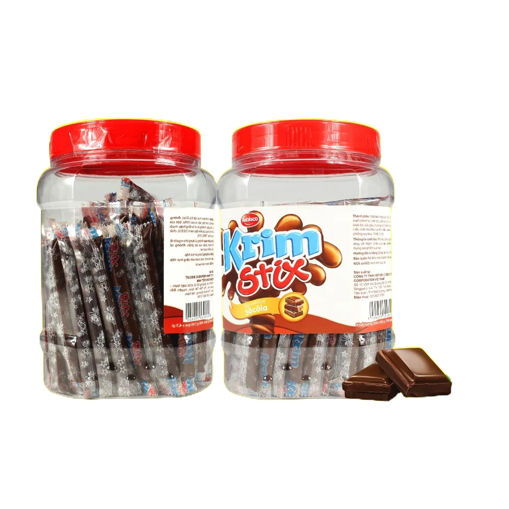 Kẹo Que Socola Krim Stix (Hũ 100 que) | Shopee Việt Nam