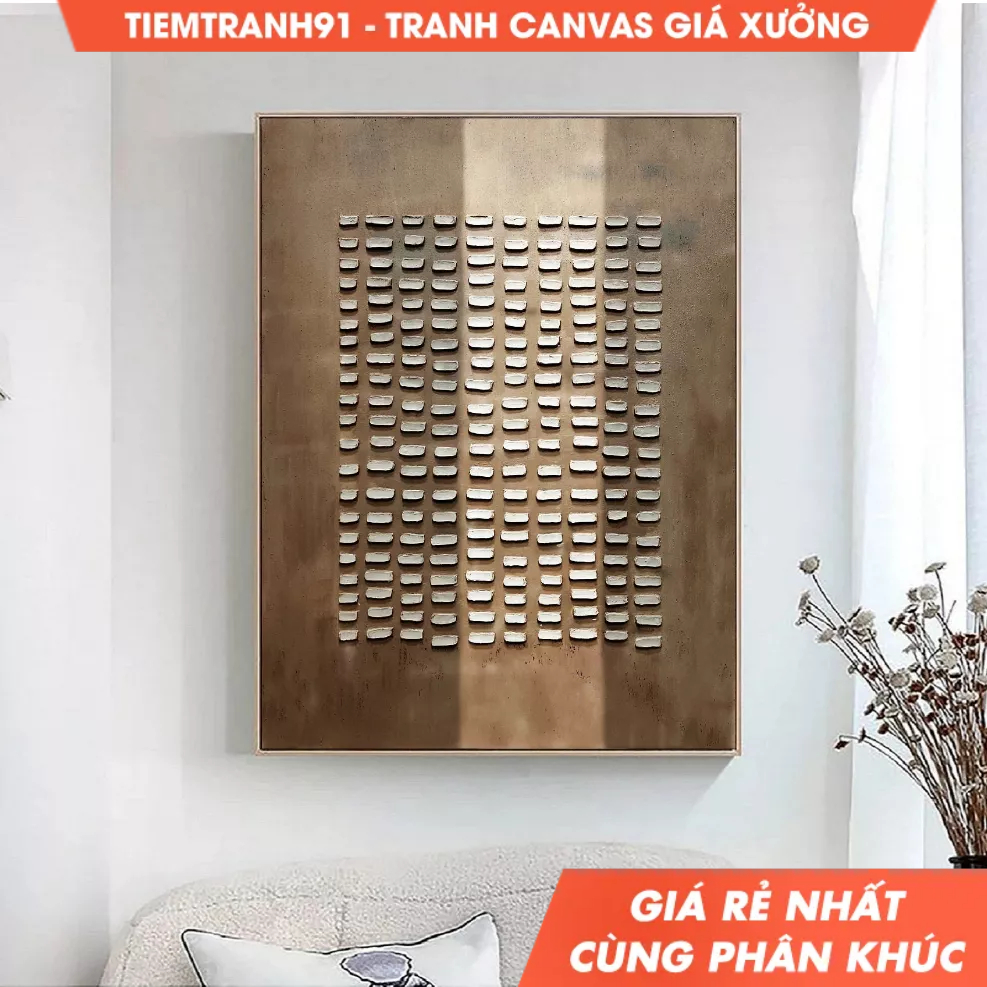 Tranh treo tường, Brown Minimalist Painting Wabi Sabi Art Brown Wall ...