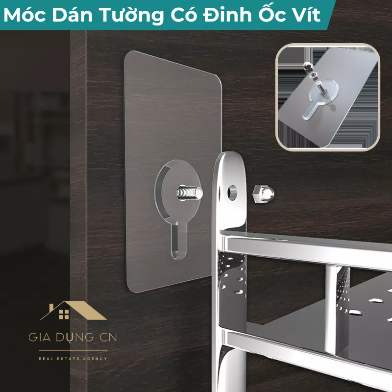 Móc Dán Tường Có Đinh Ốc Vít Hamart Miếng Dán Tường Đóng Đinh Tiện Lợi ...
