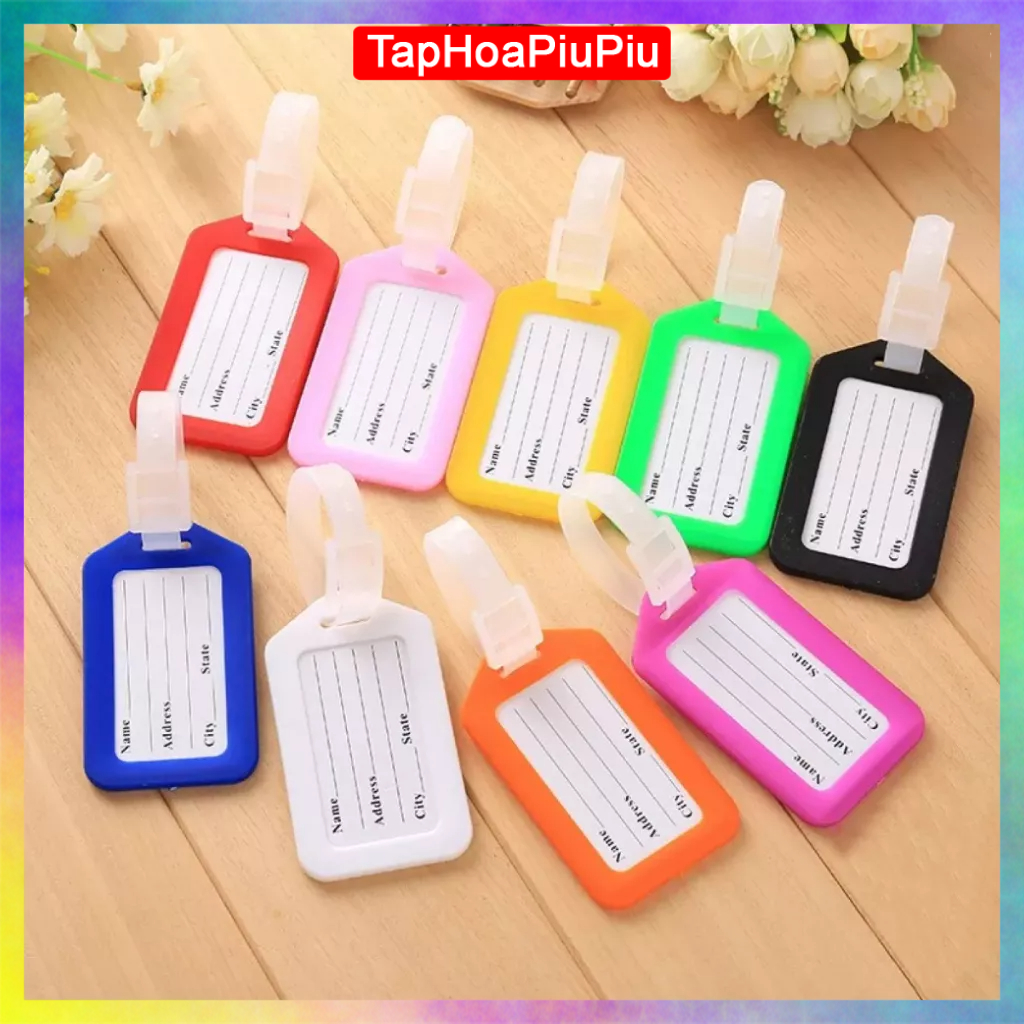 Thẻ tên đánh dấu và ghi nhớ hành lý, chìa khóa (Name tag vali) - có sẵn ...