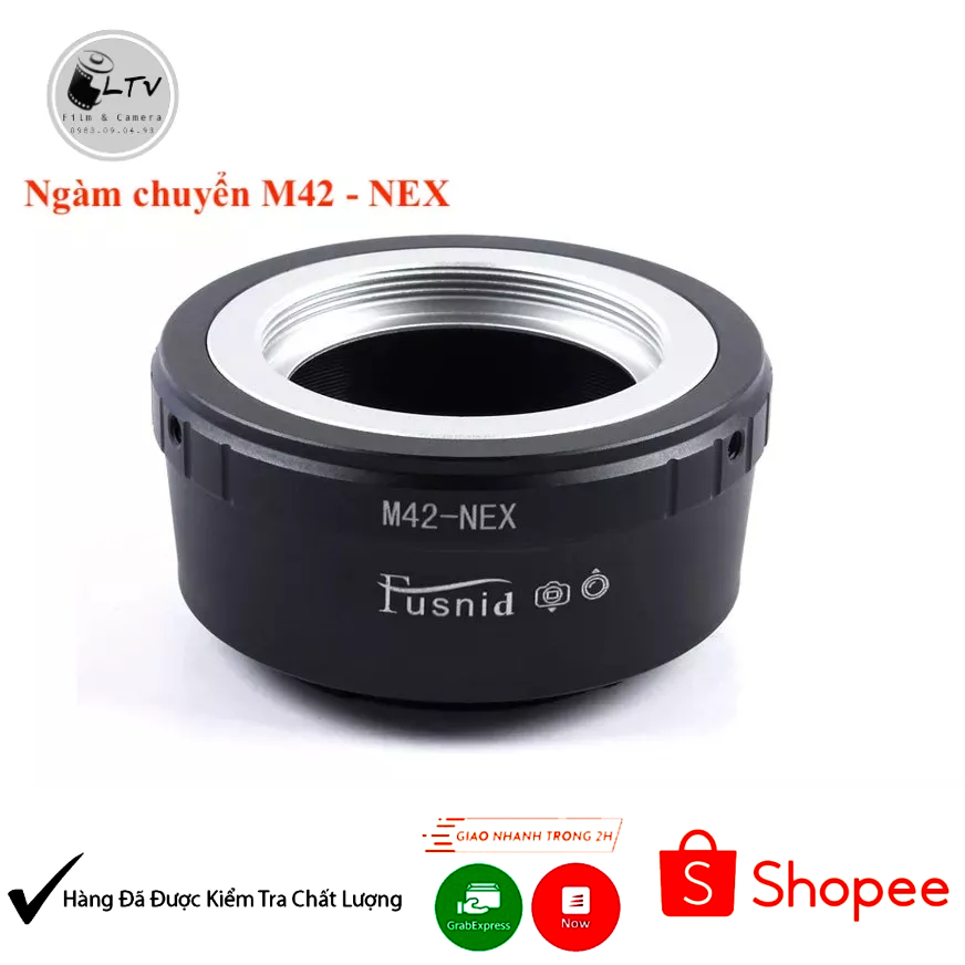Ngàm chuyển FUSNID cho máy ảnh SONY (M42-NEX, MD-NEX, AI-NEX, FD-NEX ...