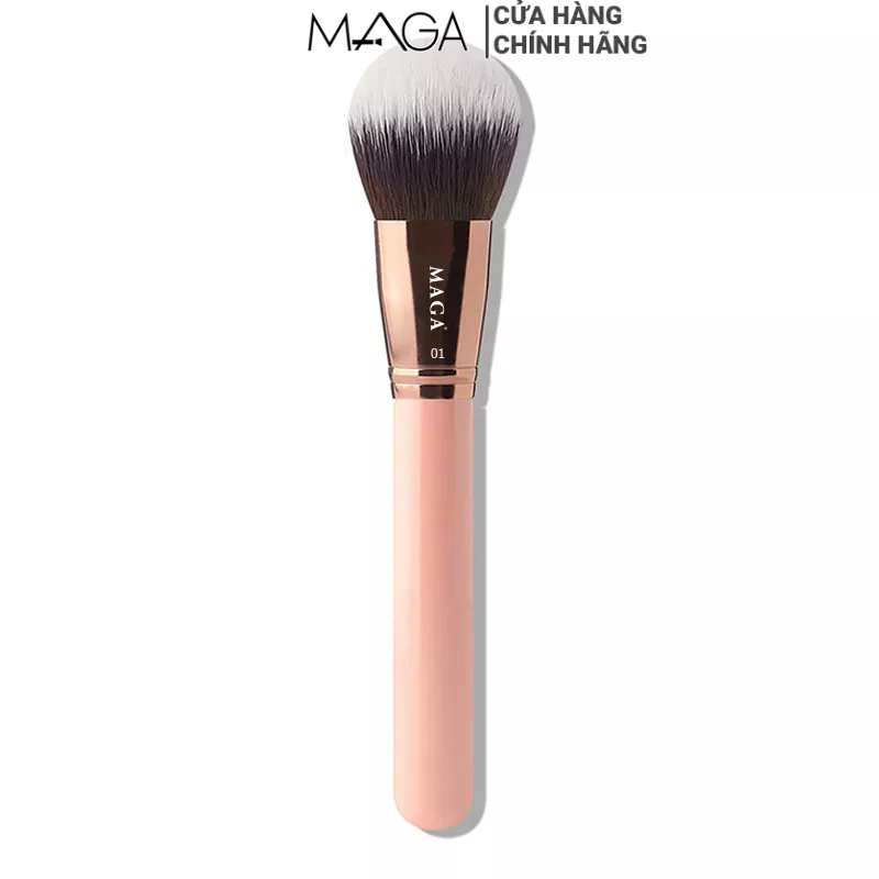 Cọ Đánh Phấn Phủ Hồng MAGA 01 Large Powder Pink | Shopee Việt Nam