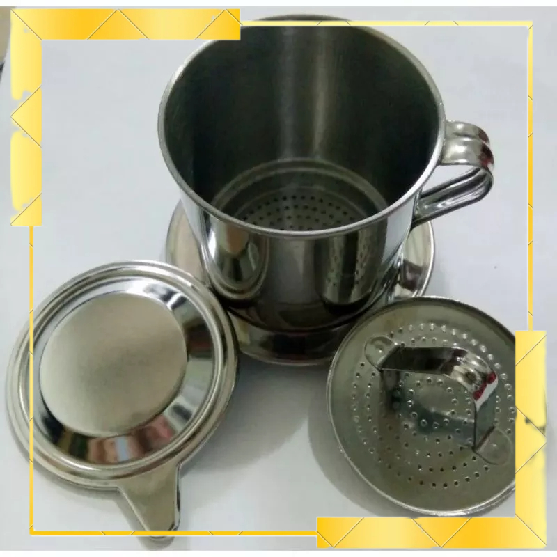 Phin pha cà phê bằng inox Coffee Finter cafe sáng bóng | Shopee Việt Nam