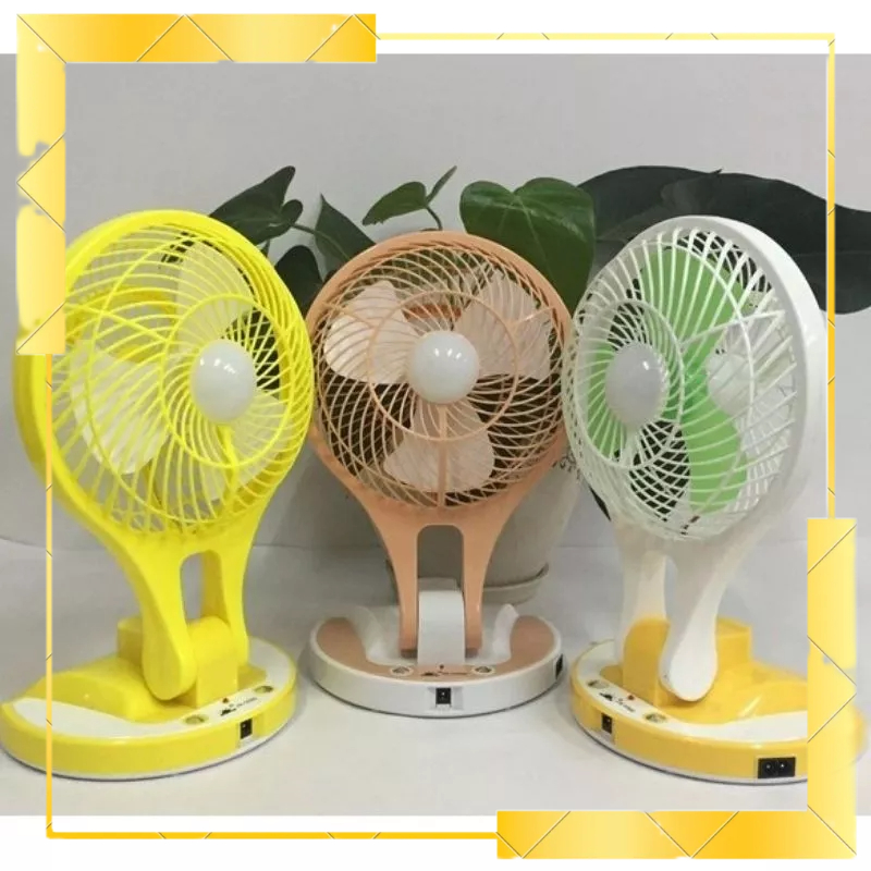 Quạt mini tích điện có đèn led MINI FAN tiện lợi (20×30) | Shopee Việt Nam